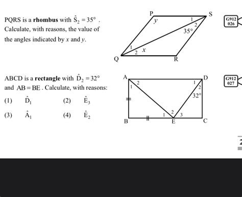 Pqrs Is A Rhombus With S Calculate With Studyx