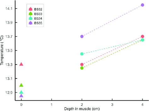 Water Temperature Measurements Triangles And Body Temperature