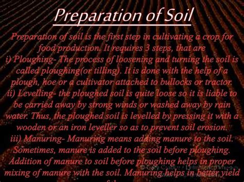 Crop Production And Management Class 8 Science PPTX