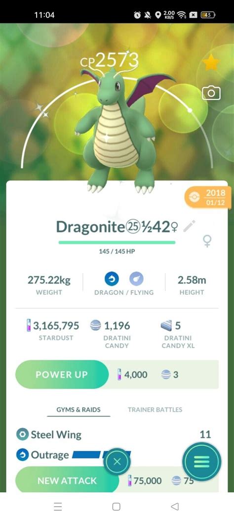 Shiny Dragonite Evolution