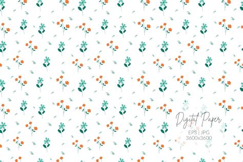 Flower Seamless Pattern Background Graphic By IkkiloDesign Creative