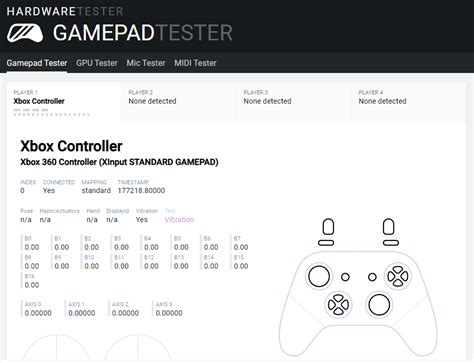 Html Gamepad Tester