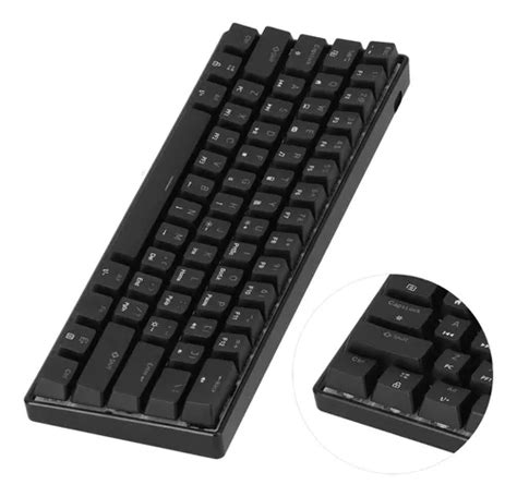 Teclado Mecánico Magicrefiner Nkey Rollover 61 Teclas Cuotas Sin Interés