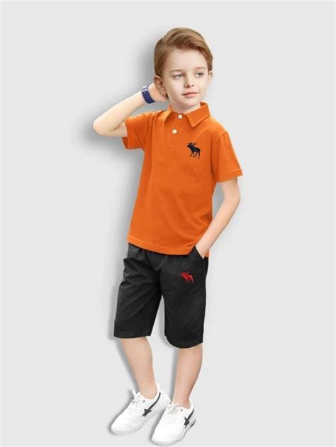 Ensemble tshirt et short pour garçon بودي شورط اولاد Enfants