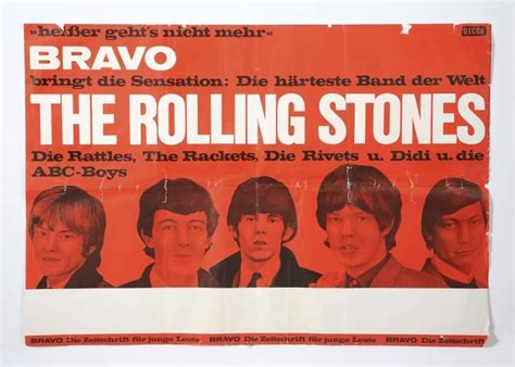 Rolling Stones Poster From 1965