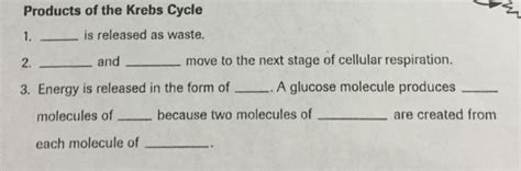 Solved Krebs Cycle ーーーーーーーーーーーーenters the cycle and then Chegg com
