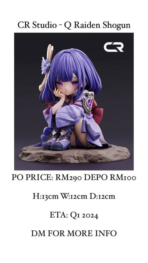 Cr Studio Q Raiden Shogun Hobbies Toys Toys Games On Carousell