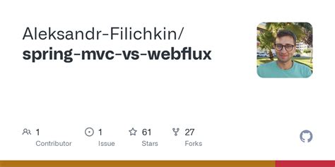 Github Aleksandr Filichkinspring Mvc Vs Webflux