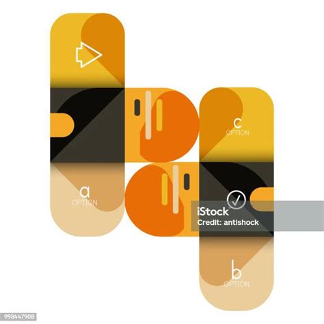 인포 그래픽 옵션 및 단계적으로 둥근된 사각형 차트 그래프 옵션 부품 프로세스 다이어그램의 요소 0명에 대한 스톡 벡터 아트 및 기타 이미지 Istock