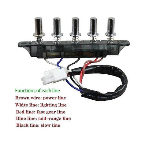 A Universal 5 Button Switch And A Switch Control Board And Panel