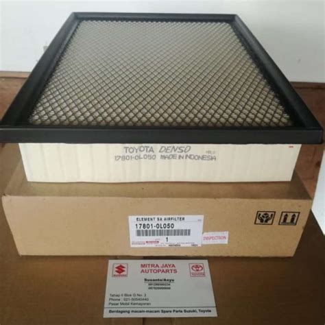 Jual Filter Udara Original Innova Reborn Fortuner Vrz Hilux Revo Di