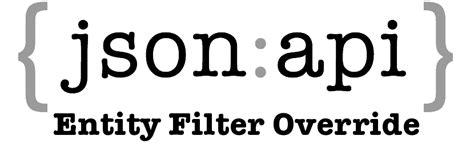 json api entity filter override