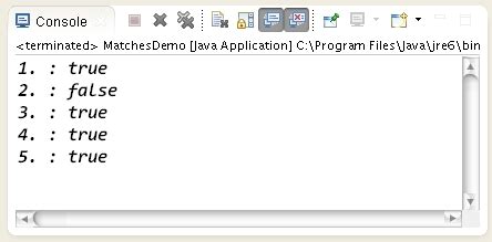 How To Search A Text For Regular Expression Using Matches Method In