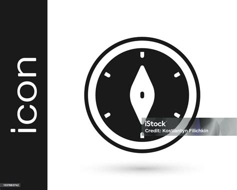 흰색 배경에 격리된 블랙 나침반 아이콘입니다 윈드로즈 네비게이션 기호입니다 바람 장미 기호 벡터 0명에 대한 스톡 벡터 아트 및 기타 이미지 Istock