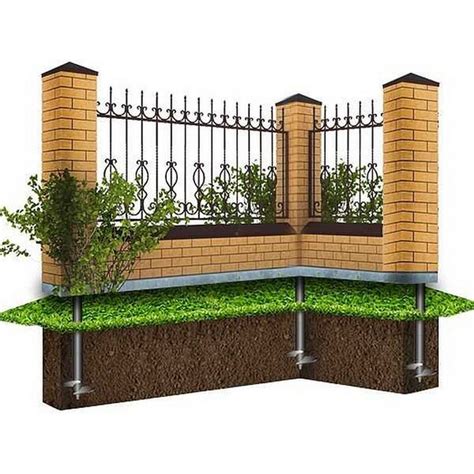 Карниз для фундамента забора 84 фото