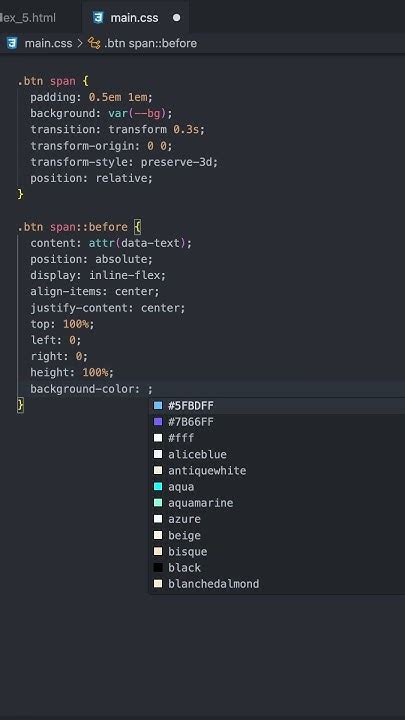 3️⃣🎥 css button 3 d hover эффект 👈 shorts css html frontend