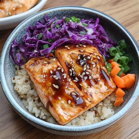 Teriyaki Salmon Bowl Recipe Jennifer Recipes