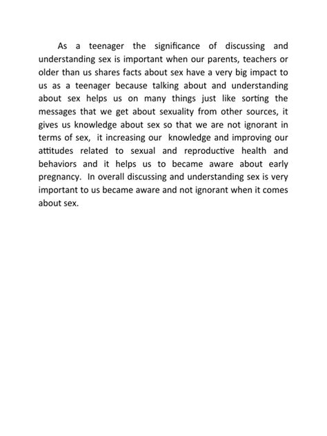 Sex Ed Pdf