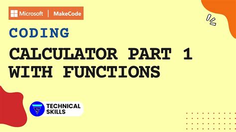 Building A Calculator Using Functions Part 1 Makecode Coding