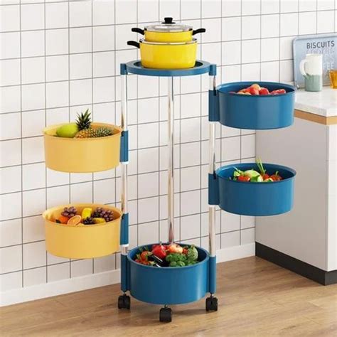 Five Layer Kitchen Storage Racks Unique Color Gmg Foreign Tradiing