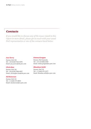Pwc Diversity And Inclusion Making Diversity A Reality PDF