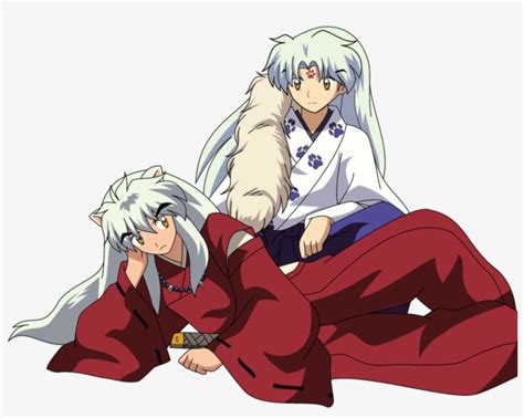 Inuyasha Sesshomaru Inuyasha Sesshomaru And Son Png Image