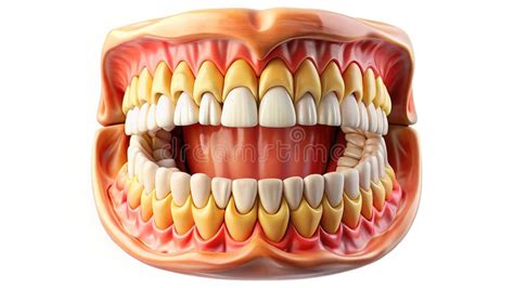Comprehensive Dental Anatomy Chart A Detailed Topview Illustration Of Teeth Structure And