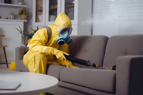 Premium Ai Image Termite Cockroach Uniform Pesticide Exterminator