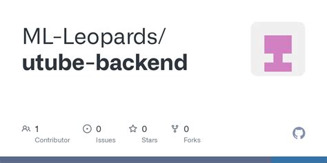Github Ml Leopards Utube Backend
