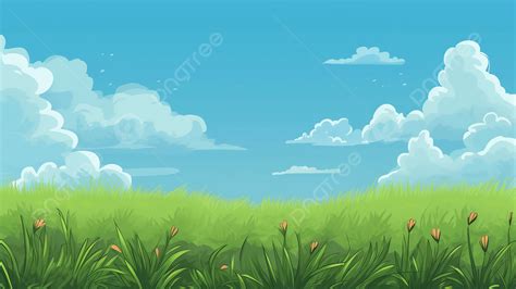 푸른 잔디 나들이 배경 풀밭 잔디밭 나들이 배경 일러스트 및 사진 무료 다운로드 Pngtree