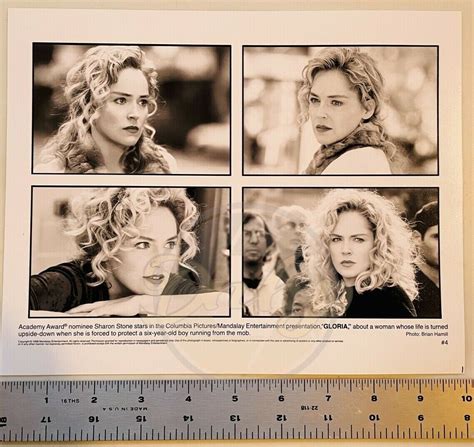 Sharon Stone Gloria 8x10 Bandw 1 Photo 1999 Movie Promotional Lobby Card 4