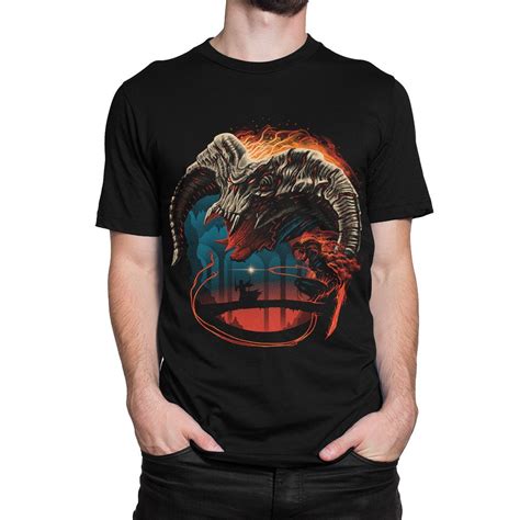 The Lord Of The Rings Balrog Art T Shirt 100 Cotton Etsy