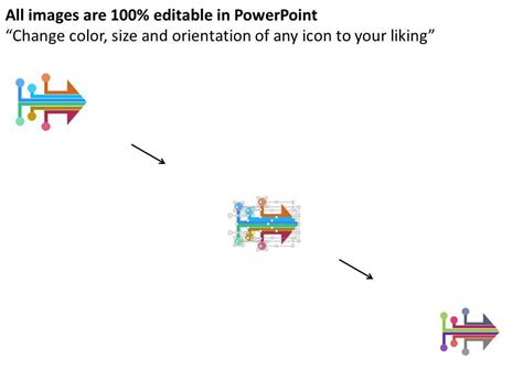 Six Unidirectional Arrows With Business Icons Process Flow Flat Powerpoint Design PowerPoint