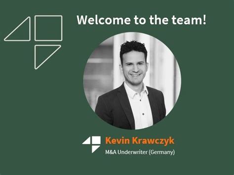 Welcoming Kevin Krawczyk To Transact Kevin Joins Our Manda Team Soon To