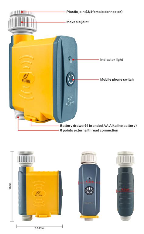 Tuya Smart Life Zigbee Garden Irrigation Watering Timer Wifi Auto Smart Water Timer Mobile Phone