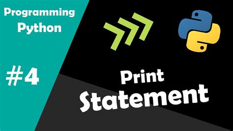 Python Programming 4 Print Statement Youtube