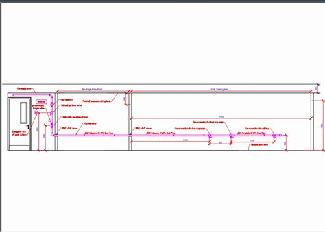 Kitchen Lpg Piping Elevation In Autocad Cad 11876 Kb Bibliocad