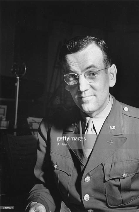 American Musician Glenn Miller Wearing An American Military Uniform