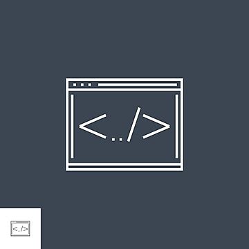 Coding Line Icon Ui Data Layout Vector Ui Data Layout PNG And Vector With Transparent
