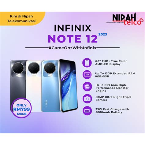 INFINIX GAMING PHONE 6 7 13GB RAM Helio G99 Processor 50MP Ultra Night Triple Camera