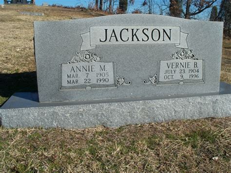 Vernon Benjamin “vernie” Jackson 1904 1996 Mémorial Find A Grave