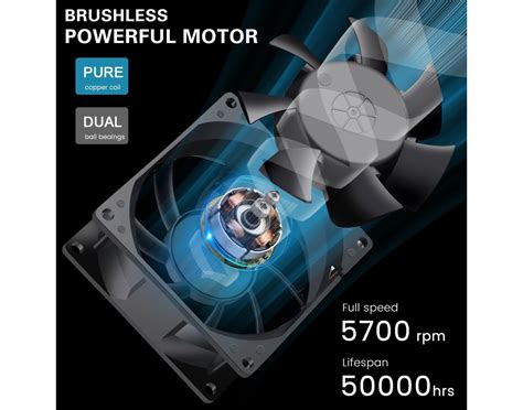 Gdstime 1238 120mm X 38mm 12v Pwm Computer Fan 4 Pin High Static