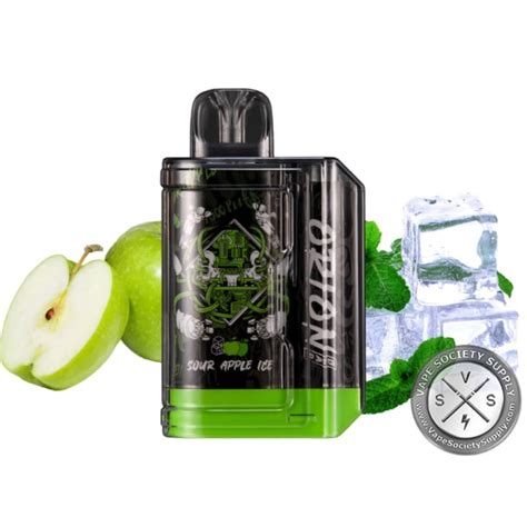 Sour Apple Ice By Lost Vape Orion Bar Disposable Pod 7500 Puffs Si