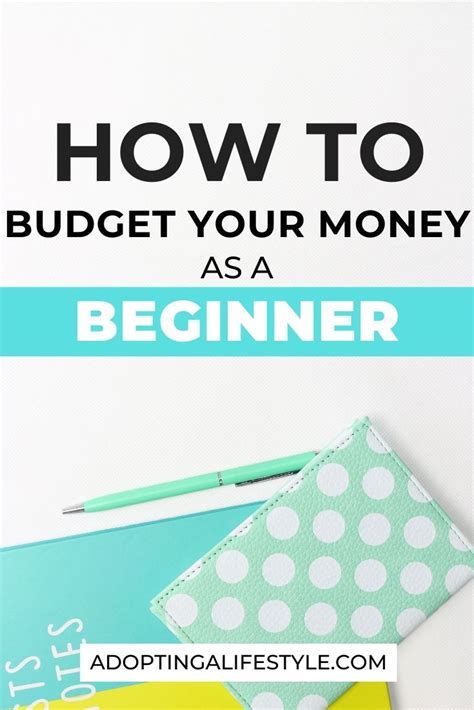 The Words How To Budget Your Money As A Beginner On Top Of An Envelope
