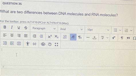 Solved QUESTION What Are Two Differences Between DNA Chegg