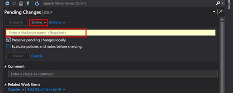Visual Studio Tfs How To Move Changes To Another Branch Or Tftp Unshelve Roxl