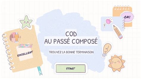 Cod Au Passé Composé Genially
