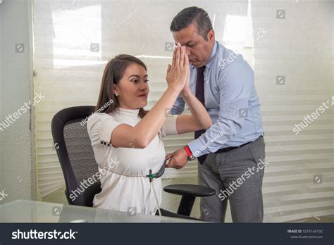 Woman Man Polygraph Test Measuring Devices Stock Photo 1575169192 Shutterstock