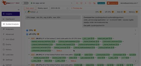 线上快速定位导致 Cpu 上不去的 Python 代码路径（使用 Openresty Xray） Openresty 官方博客