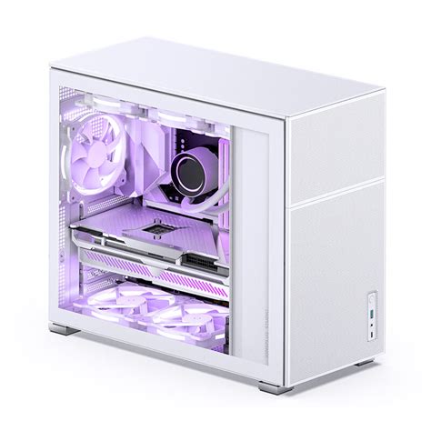 乔思伯（jonsbo）松果d41 Mesh版白色 Atx机箱（双360冷排atx电源type C Gen2 10gbps垂直风道长
